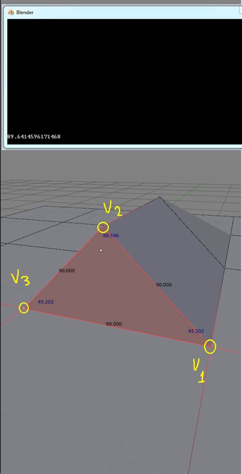 Mathematics How To Get Angle Of Edge Python Blender Stack Exchange