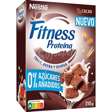 Nestlé Cereales integrales de trigo avena y quinoa con cacao Fitness