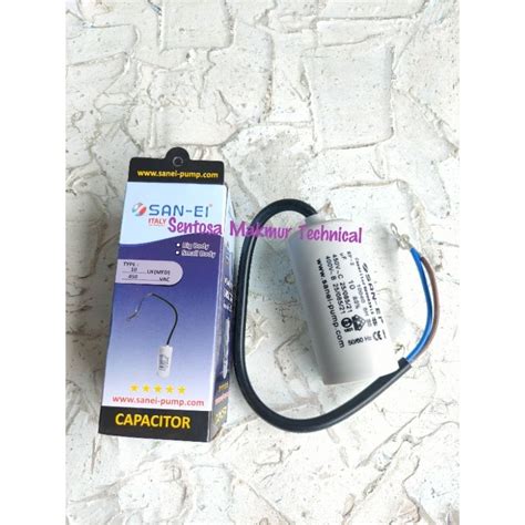 Jual 10 UF Kapasitor Capasitor Bulat Kabel Pompa Air 10UF 450V Shopee