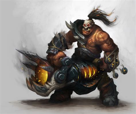 배경 화면 2500x2108 픽셀 공상 그롬 그로 마쉬 지옥 드레 노어의 전쟁 군주 월드 오브 워크래프트 2500x2108 Coolwallpapers