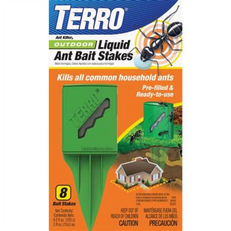Terro Outdoor Liquid Ant Bait Stakes 8 Pk Qfc