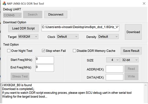 ddr stress test in imx8qm custom board nxp community