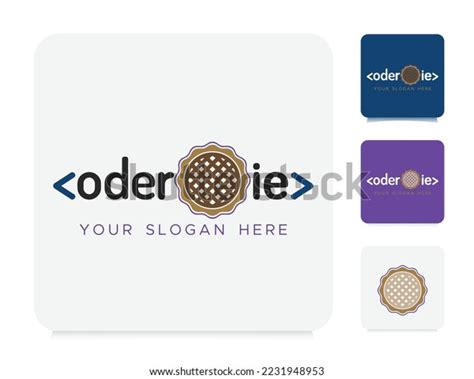 Coderpie Digital Code Logo Illustration Colorful Stock Vector Royalty