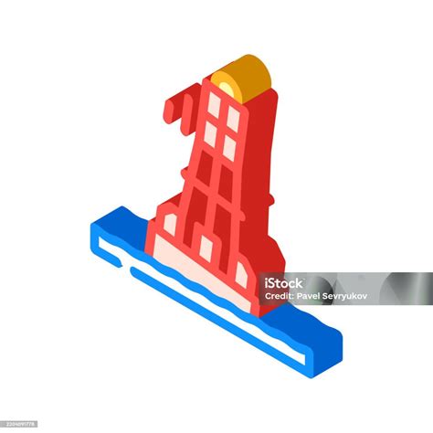 부표 항해 스포츠 아이소 메트릭 아이콘 벡터 일러스트 레이 션 3차원 형태에 대한 스톡 벡터 아트 및 기타 이미지 3차원 형태 Regatta 나침반 Istock