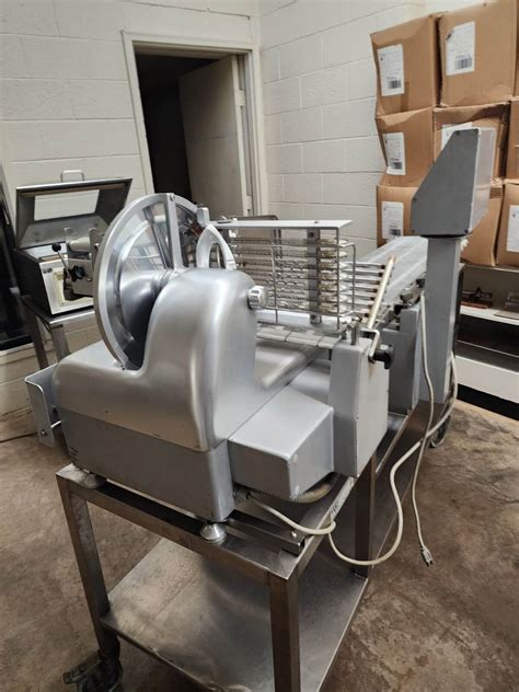 bizerba a330 fb 2 automated meat slicer mandm equipment corp