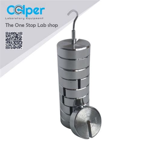 Slotted Mass Set 10×100g With Hanger Physics Lab Colper