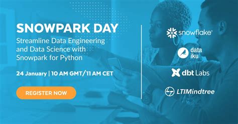 Snowflake On Linkedin Snowpark Day Streamline Data Engineering And Data Science With Snowpark