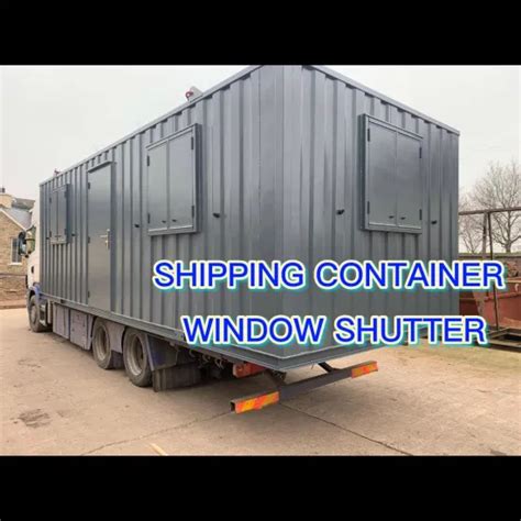 Double Swing Steel Window Shutter For Shipping Container China Steel Door And Metal Door