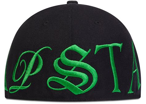 Trapstar Script Fitted Cap Blackgreen Ss23 Us