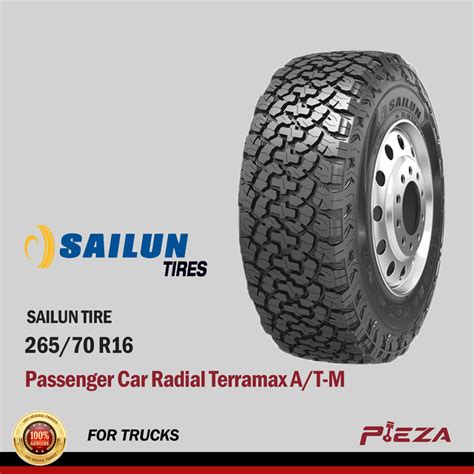 Sailun Tire Passenger Car Radial Terramax At M 26570 R16 Pieza