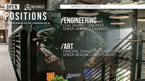 Treyarch On Linkedin Treyarch Is Hiring We Have Open Positions In