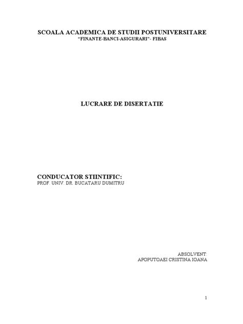 PDF Lucrare De Disertatie Doc DOKUMEN TIPS