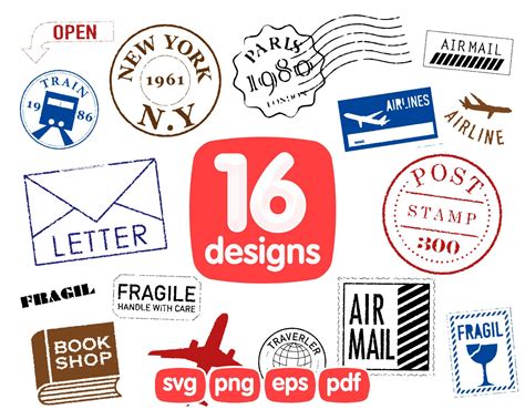 Passport Stamp Clipart