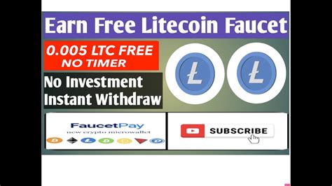 FREE UNLIMITED LITECOIN EARNING FAUCETPAY INSTANT WITHDRAW PROOF NO