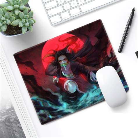 Anime Mouse Pad Demon Slayer Kimetsu No Yaiba Mouse Pad Computer Mat