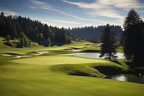 Premium Ai Image Golf Course Ai Technology Generated Image