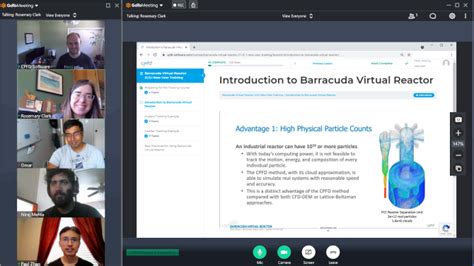 Barracuda Virtual Reactor Web Based Training September 18 22 2023 Cpfd Software