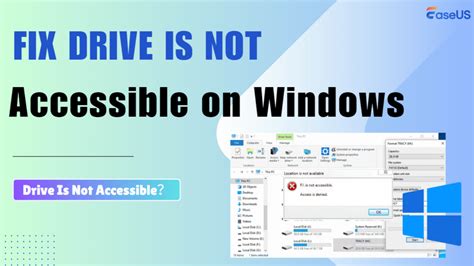 How To Fix Drive Is Not Accessible On Windows