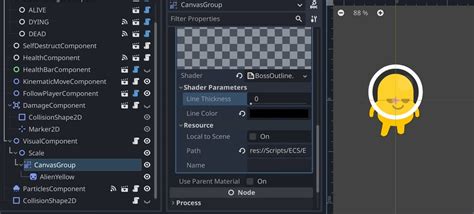 Canvasgroup Outline Shader Rgodot