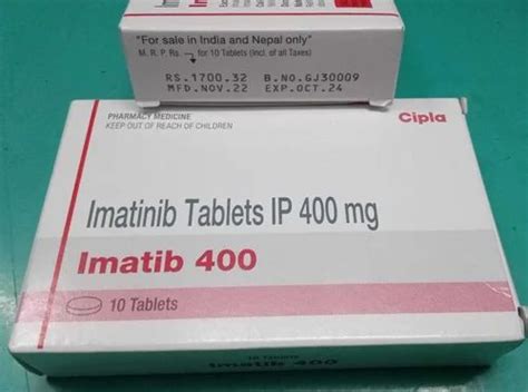 400mg Imatib Tablets At Rs 560stripe Imatib Tablets In Thane Id