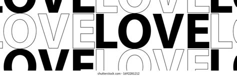 Love Lettering Illustration Isolated On White Stock Vector Royalty