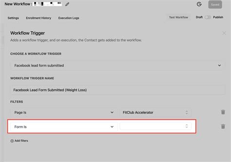 Workflow Trigger Facebook Lead Form Submitted Highlevel Support Portal