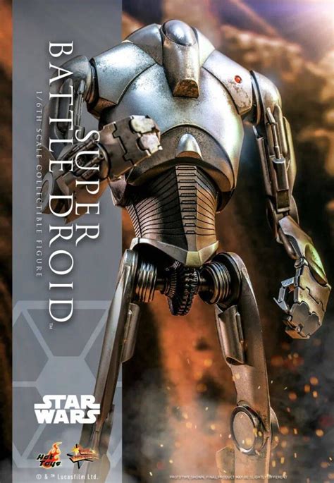 Hot Toys《星际大战二部曲：克隆人的进攻》超级战斗机器人 16 比例收藏级人偶 酷玩潮chao