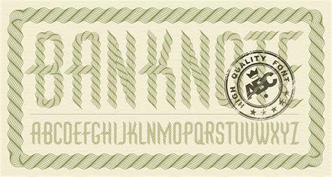 대문자로 압축된 영어 알파벳 편지 컬렉션 기로 쉐 화려한 아트 리본으로 만든 벡터 졸업 디플로마 디자인으로 사용할 수 있습니다 Spirograph에 대한 스톡 벡터 아트 및