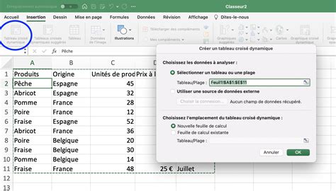 Exemple Tableau Croisé Dynamique Excel 2010 Guide Complet Thierry