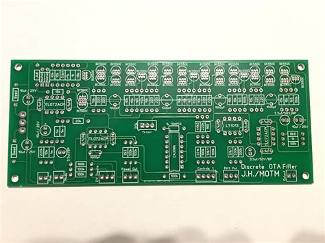 J Haible Discrete Ota Filter Pcb Reverb