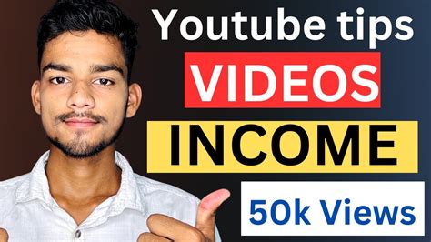 Youtube Tips Videos Income Youtube Income Youtube Earning Youtube