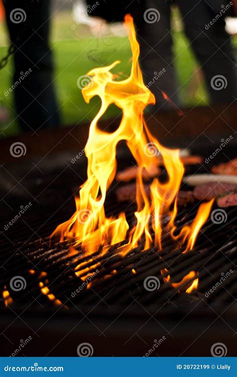 Bbq Grill Stock Image Image Of Flames Grill Grilling 20722199