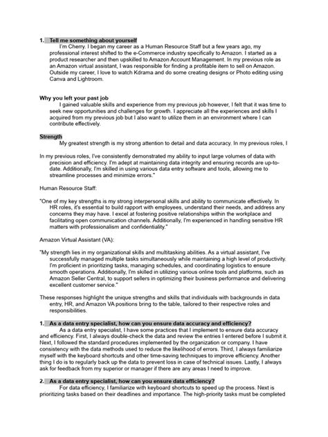Data Entry Sample Question Pdf Human Resources Business
