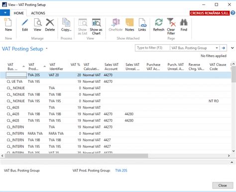 Dynamics Nav Navision Vat Posting Setup Kepler Management Systems