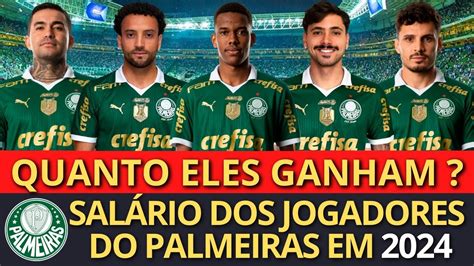 SalÁrio Dos Jogadores Do Palmeiras Em 2024 EstevÃo Felipe Anderson