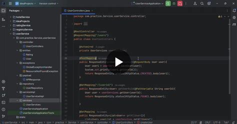 springboot java backenddevelopment userservice restapi