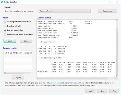 classifiers main window download scientific diagram