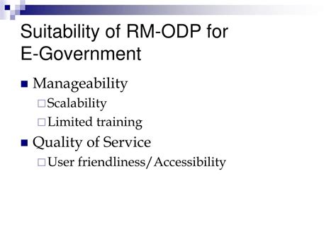 Ppt Applying The Iso Rm Odp Standard In E Government Powerpoint