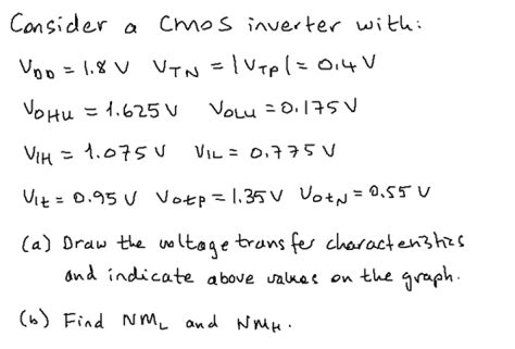 Consider A Cmos Inverter Chegg