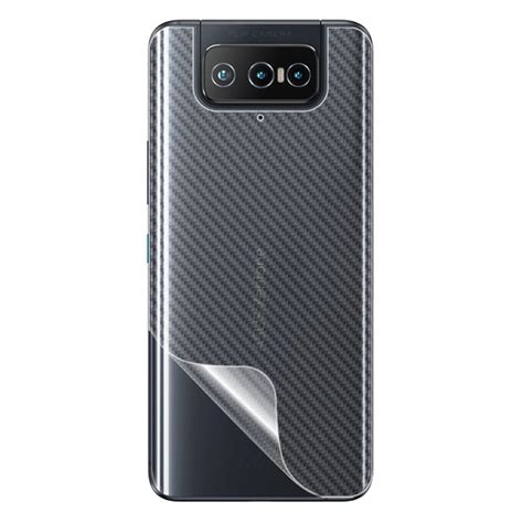 O One大螢膜pro Asus Zenfone 8 Flip 全膠背面保護貼 手機保護貼 Carbon款 Asus適用手機保護貼