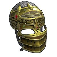 Gold Lord Facemask Rust ItemAnalyst