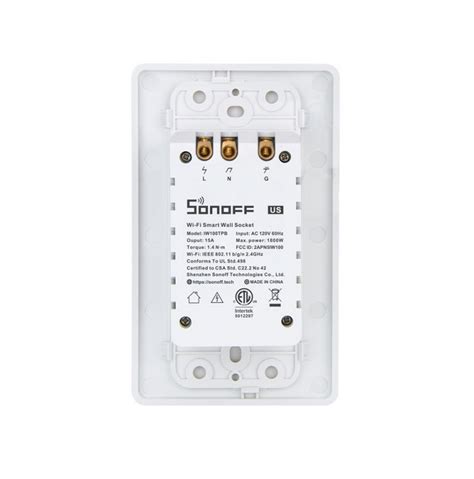 Tomacorriente Iw100 Marca Sonoff Security Doctors