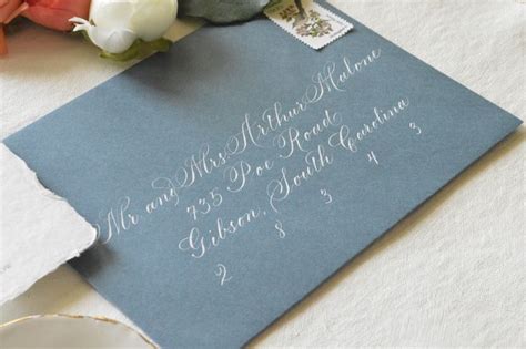 Wedding Envelope Calligraphy Envelope Addressing Formal Copperplate