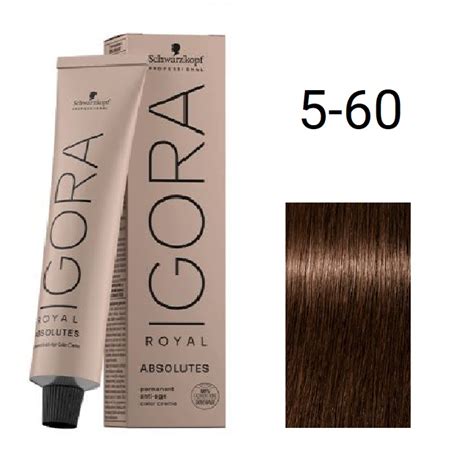 Vopsea Permanenta Schwarzkopf Professional Igora Royal Absolutes 5 60