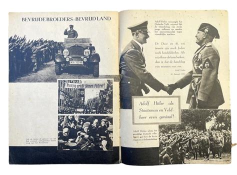 Imcs Militaria Dutch Adolf Hitler Magazine