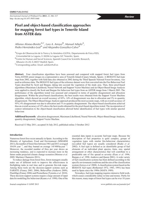 Pdf Pixel And Object Based Classification Approaches For Mapping