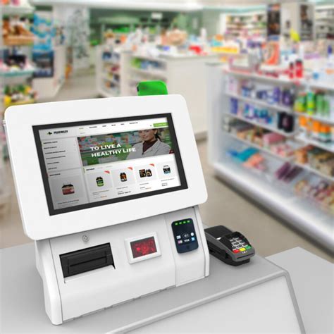 Supermarket Self Checkout Machines Kiosks ImageHOLDERS