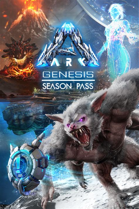 Ark Survival Evolved Genesis Season Pass Cover Or Packaging Material