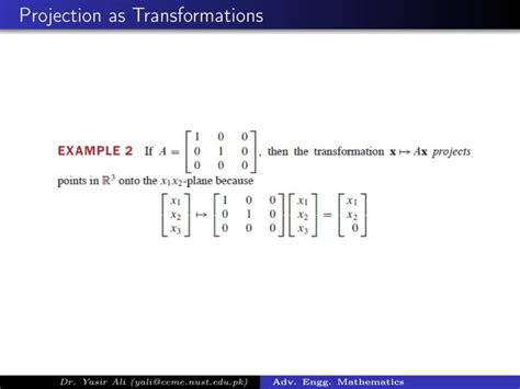 Linear Transformation Vector Matrices And Spaces Pdf Programming