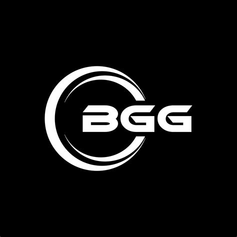 Bgg Letter Logo Design In Illustration Vector Logo Calligraphy